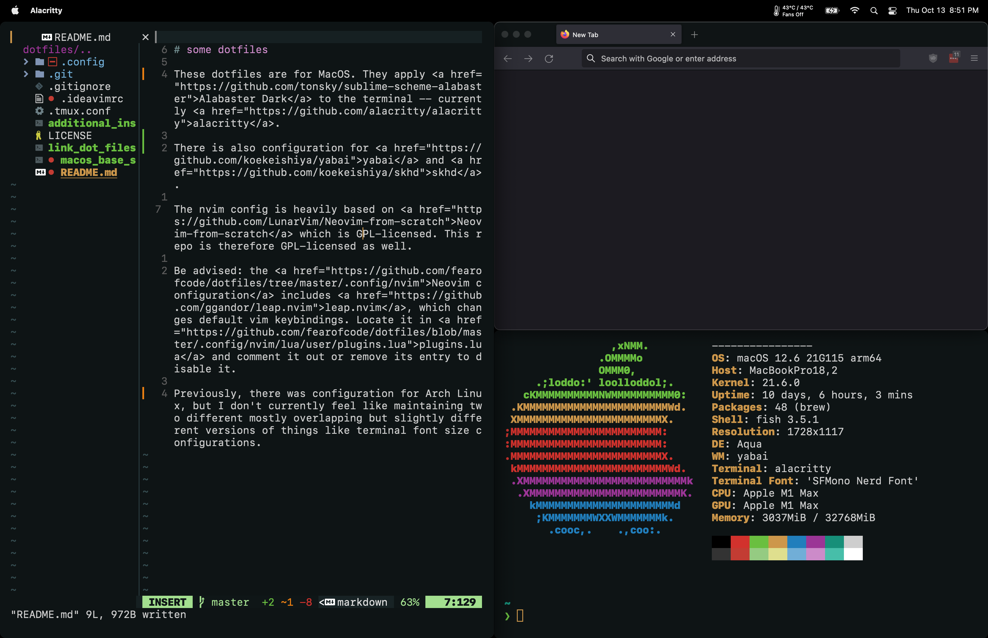 GitHub - fearofcode/dotfiles-macos-old: A humble Mac dotfiles repo featuring alacritty, yabai ...