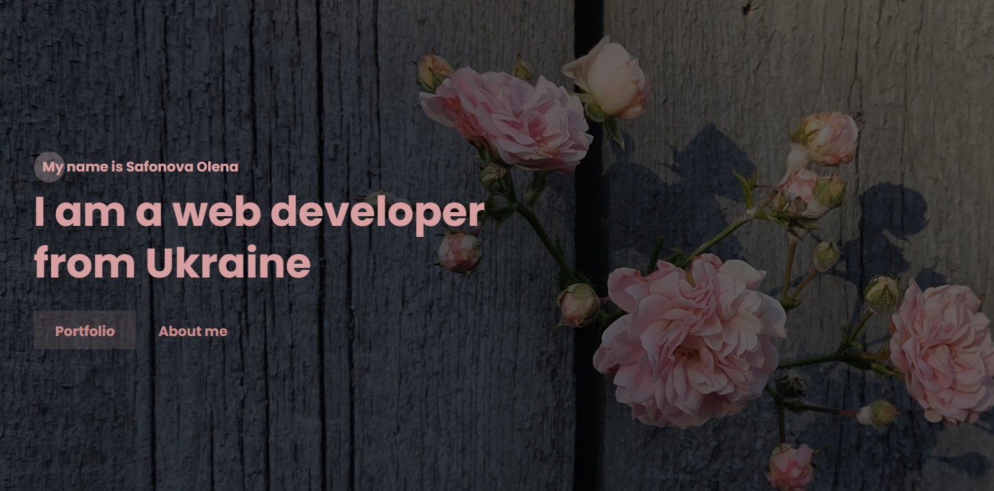 Github Chudenushko Portfolio Portfolio