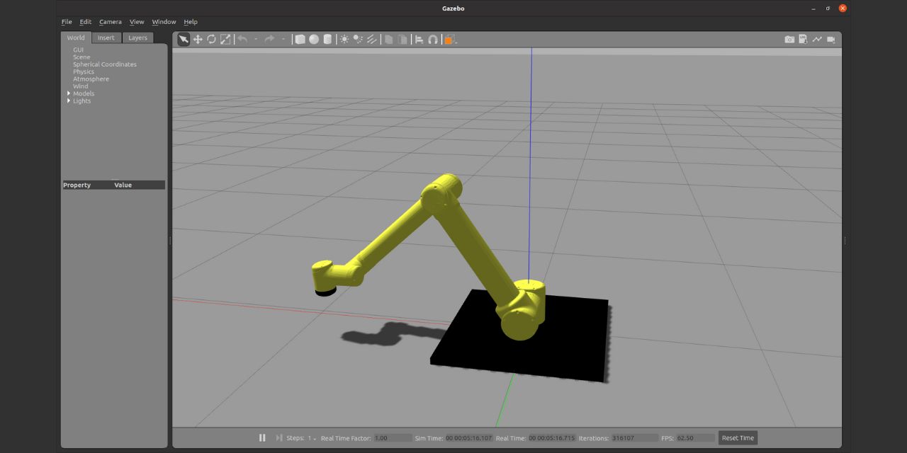 GitHub - rishieraj/ros2-ur10-application: Kinematic and Dynamic simulation of UR10 manipulator ...