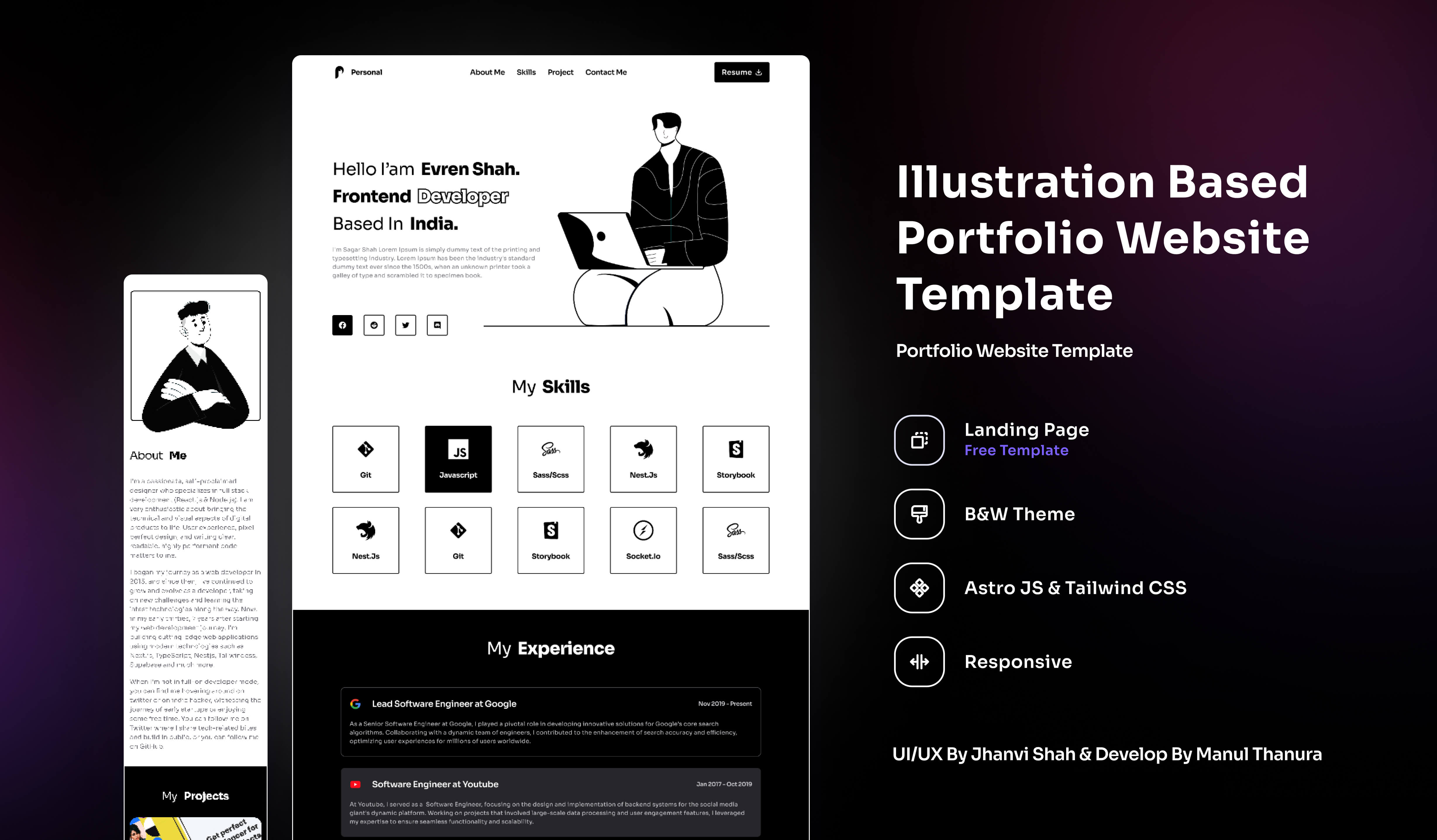 GitHub - manulthanura/Illustration-Based-Portfolio: A portfolio ...