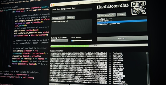 Github Simonthorellhash Bosse Cat A Desktop Gui Password Recovery Tool Built With C
