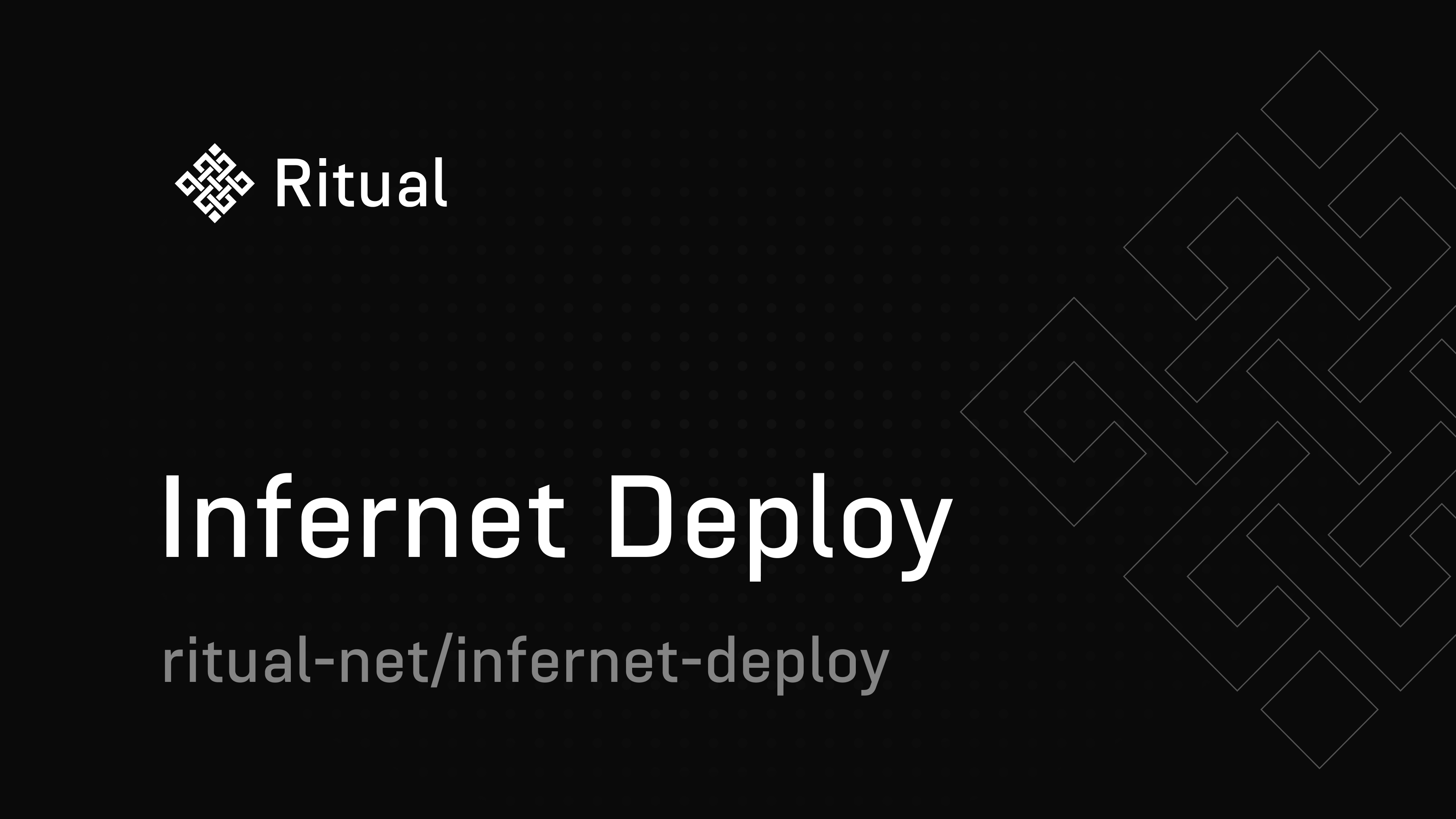 GitHub - ritual-net/infernet-deploy: Deploy Infernet node clusters across cloud providers.