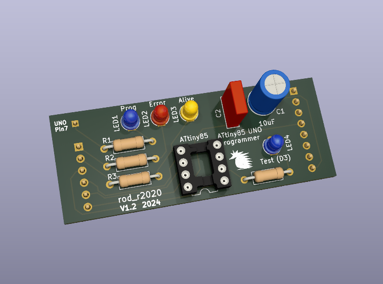 GitHub - Hengy2016/ATtiny85UNOProgrammer: Simple board designed in ...