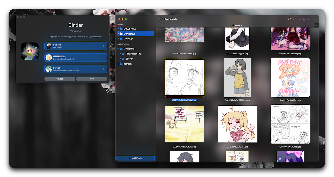 GitHub - khcrysalis/Binder: A light-weight, macOS native image viewer.