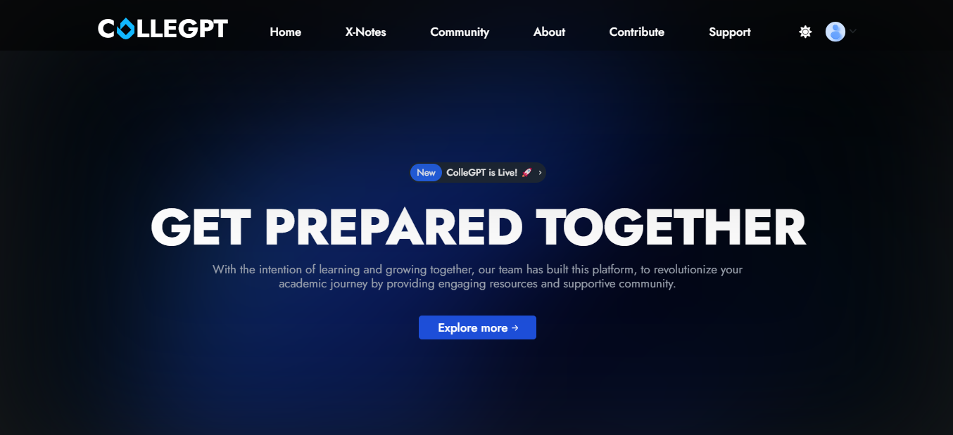 GitHub - mayankyadav1711/collegpt: With the intention of learning and growing together, our team ...