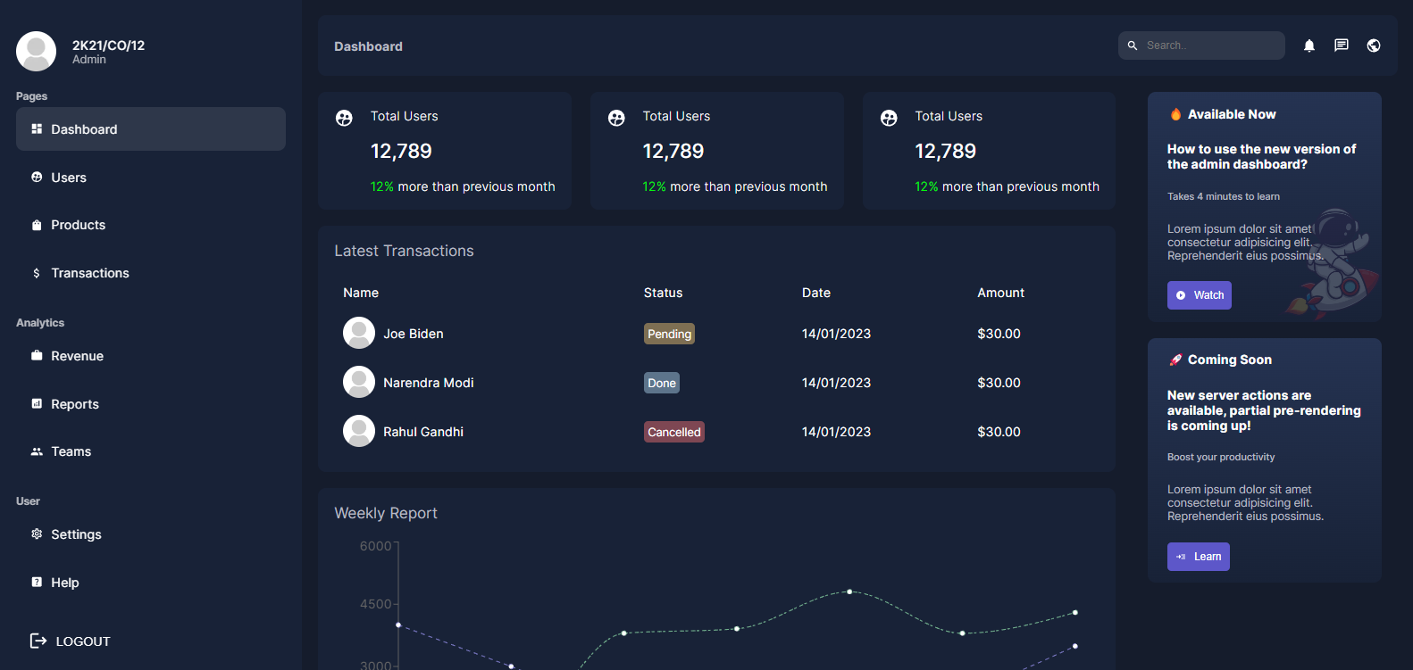 GitHub - Abhinav01Sinha/nextDashboard