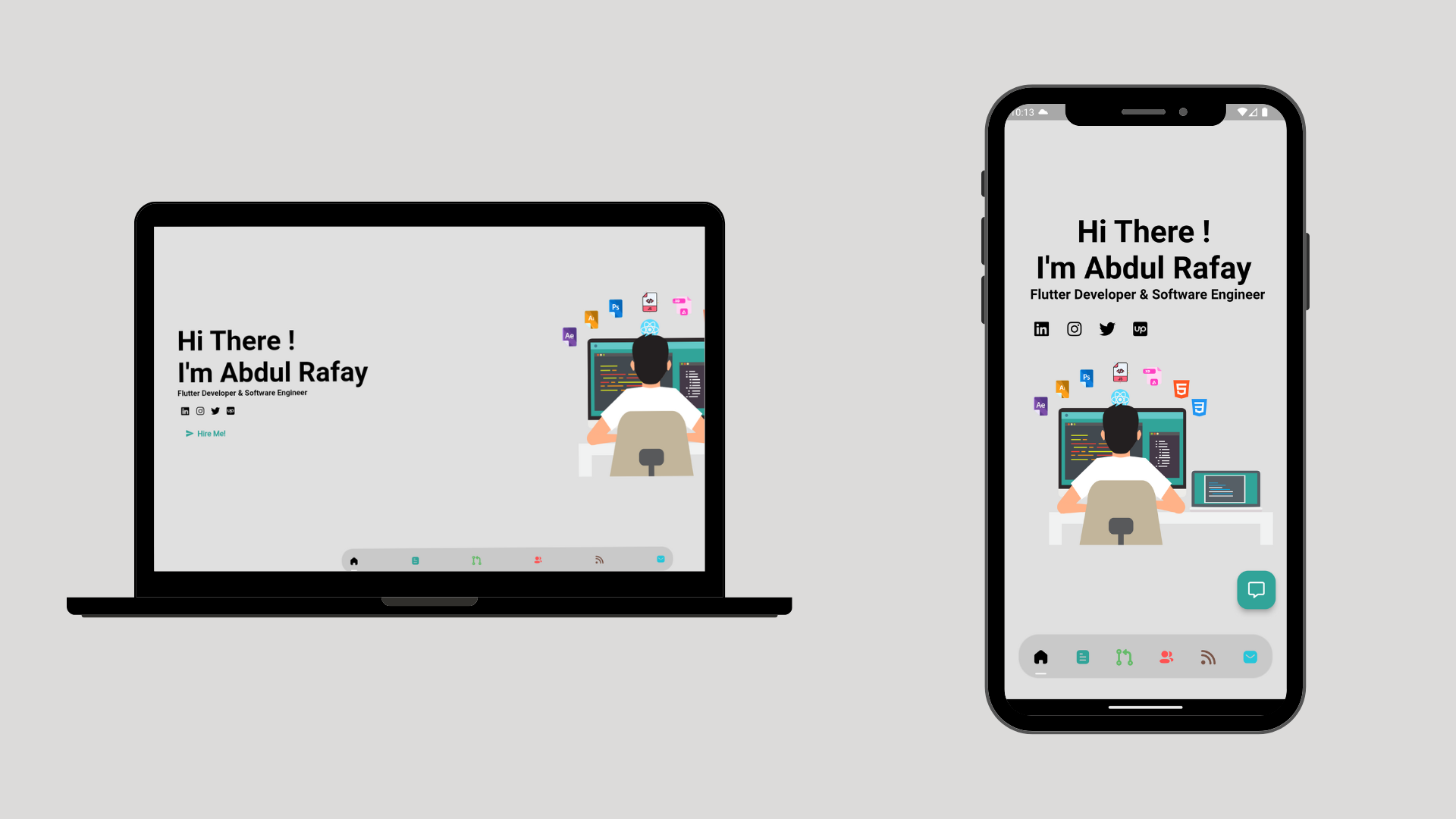 GitHub - rafay99-epic/Flutter-Blog-Portfolio: This is my Portfolio ...