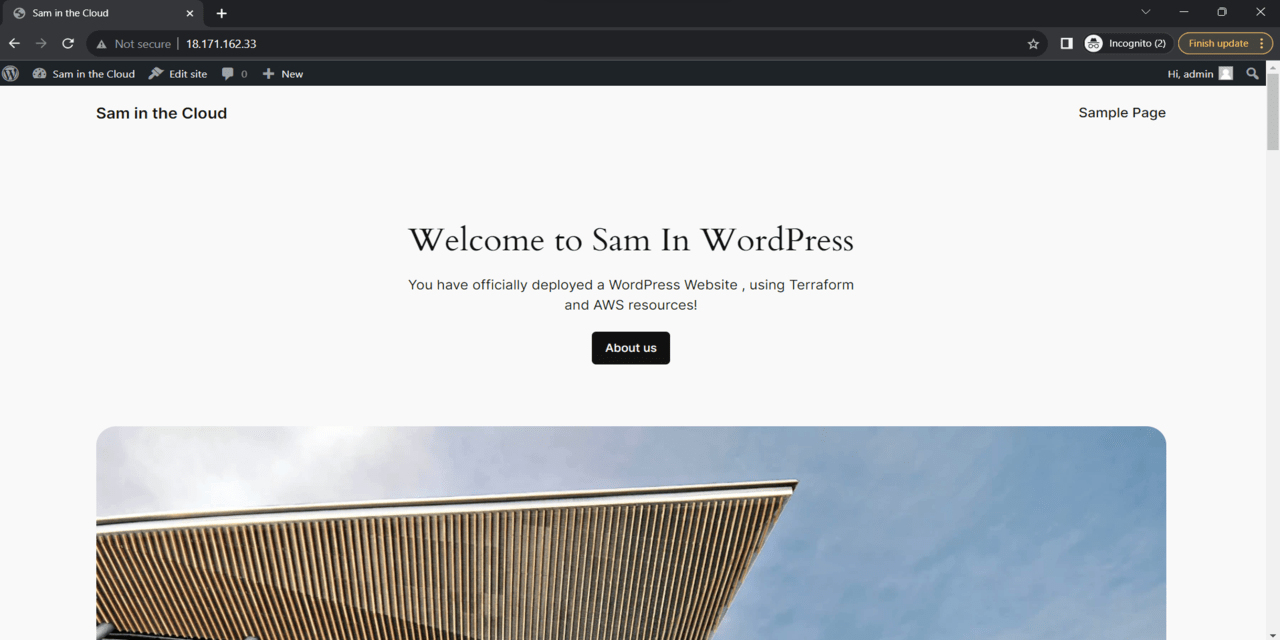 GitHub - Sam-inthecloud/wordpress-terraform-aws: WordPress using Terraform