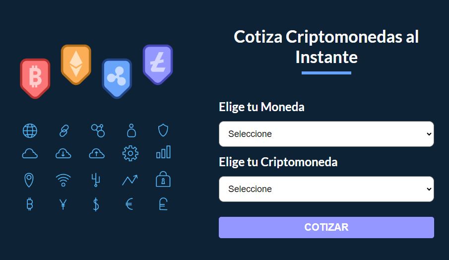 GitHub - CrowSkin/cotizadorcripto: Proyecto Cotizador de Criptomonedas con Vite + Styled ...