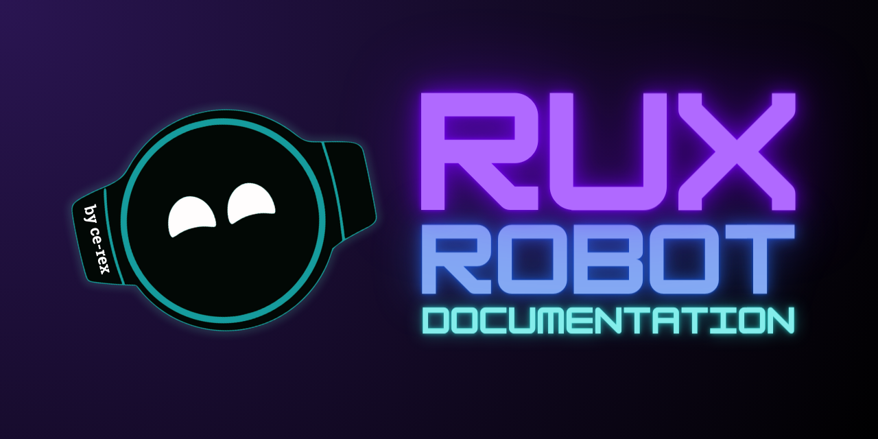 GitHub - ce-rex/rux-robot: Documentation of what I tried out with and can find out about Rux ...