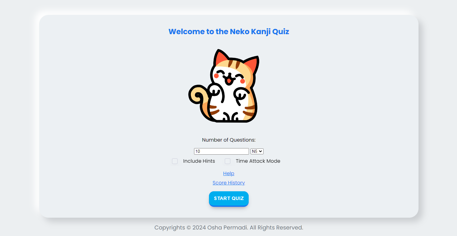 GitHub - yorunohikari/Neko-Kanji-Quiz: Neko Kanji Official Repository