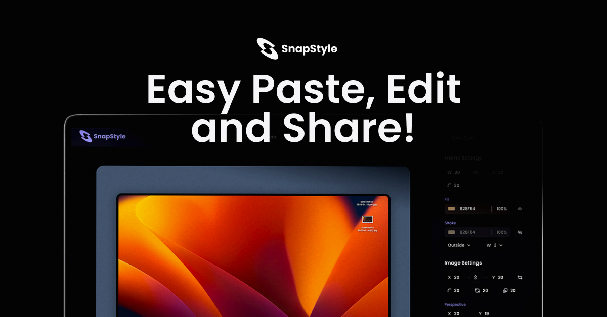 GitHub - PriyobrotoKar/SnapStyle: A sleek, ad-free screenshot editor with features like direct ...