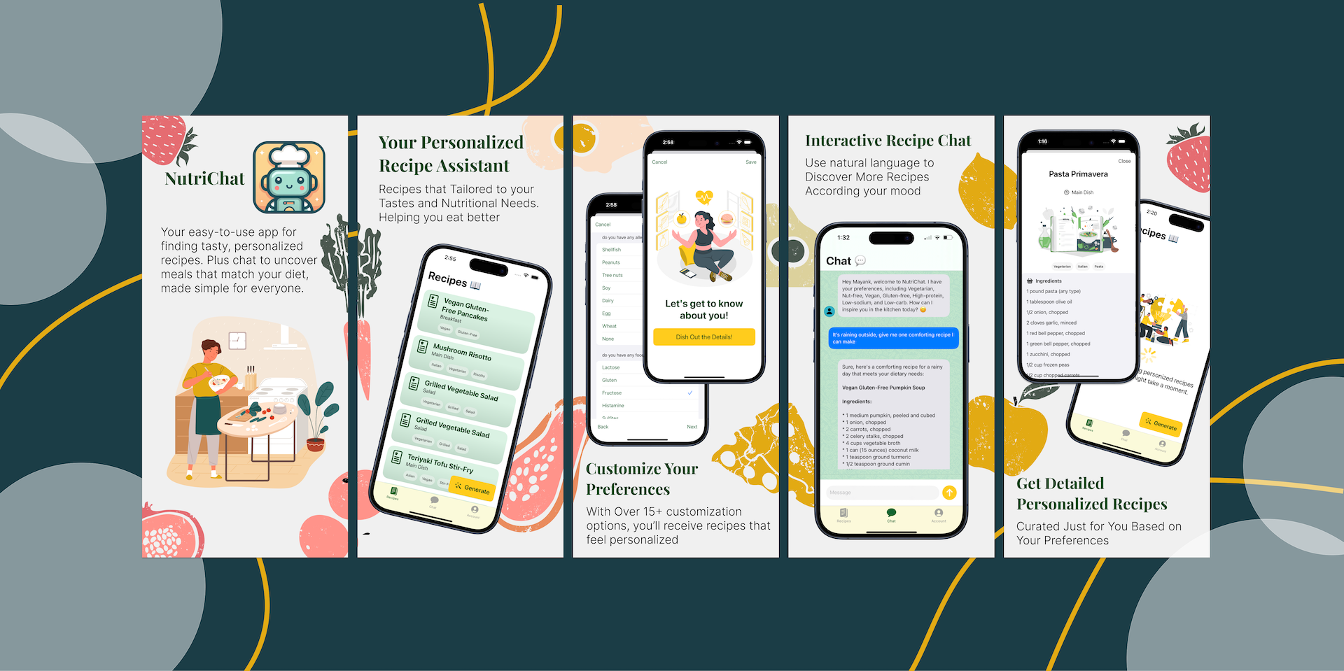 GitHub - mayank-raj1/NutriChat: A recipes recommendation iOS app, backed by the Gemini API ...