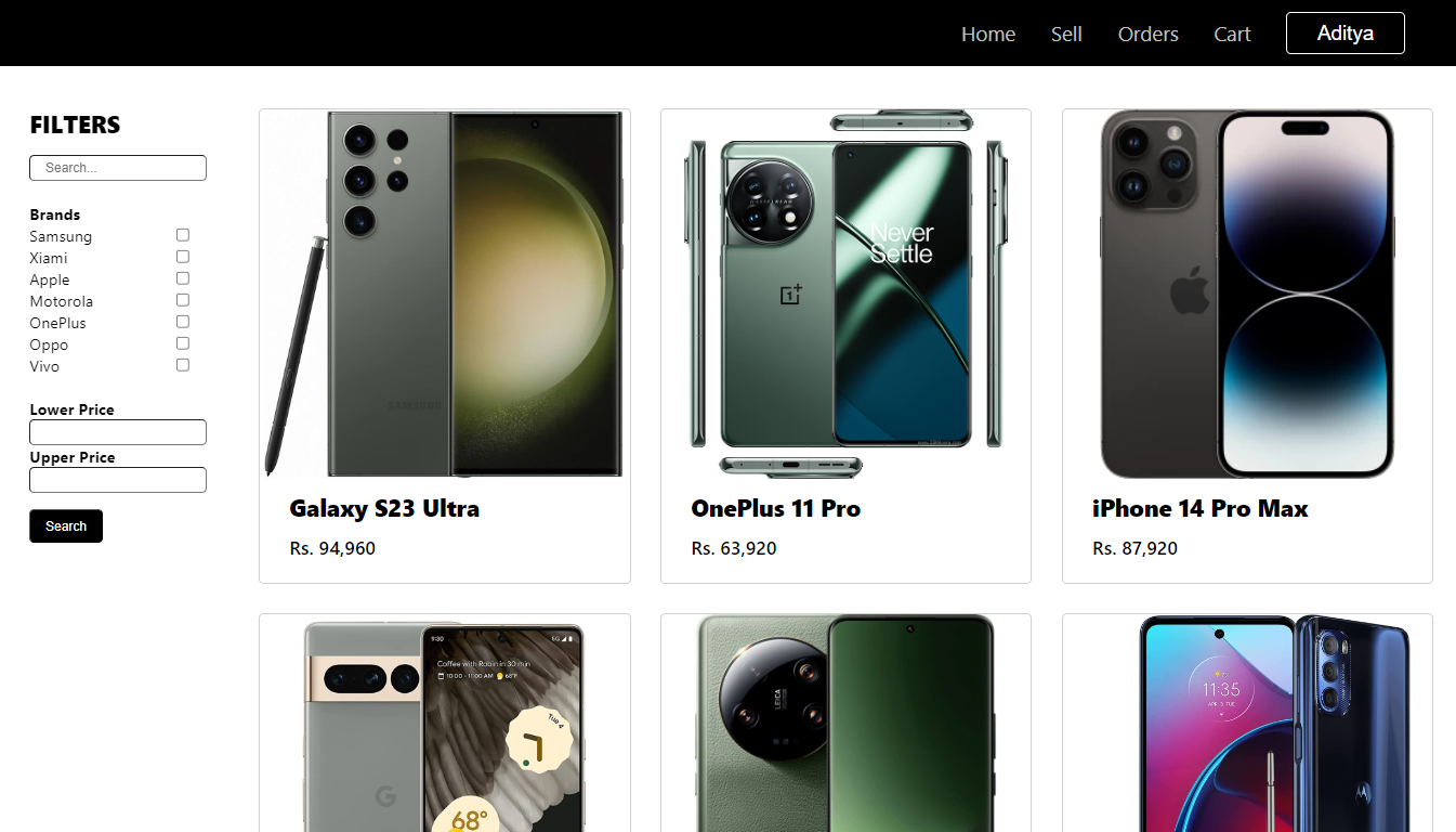 GitHub - Aditya-Chandrn/mobile-e-comm