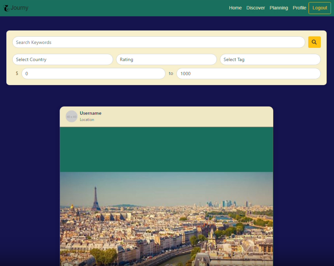 GitHub - weihanyeo/Journy-travelplanner-Frontend: A travel planner with ...