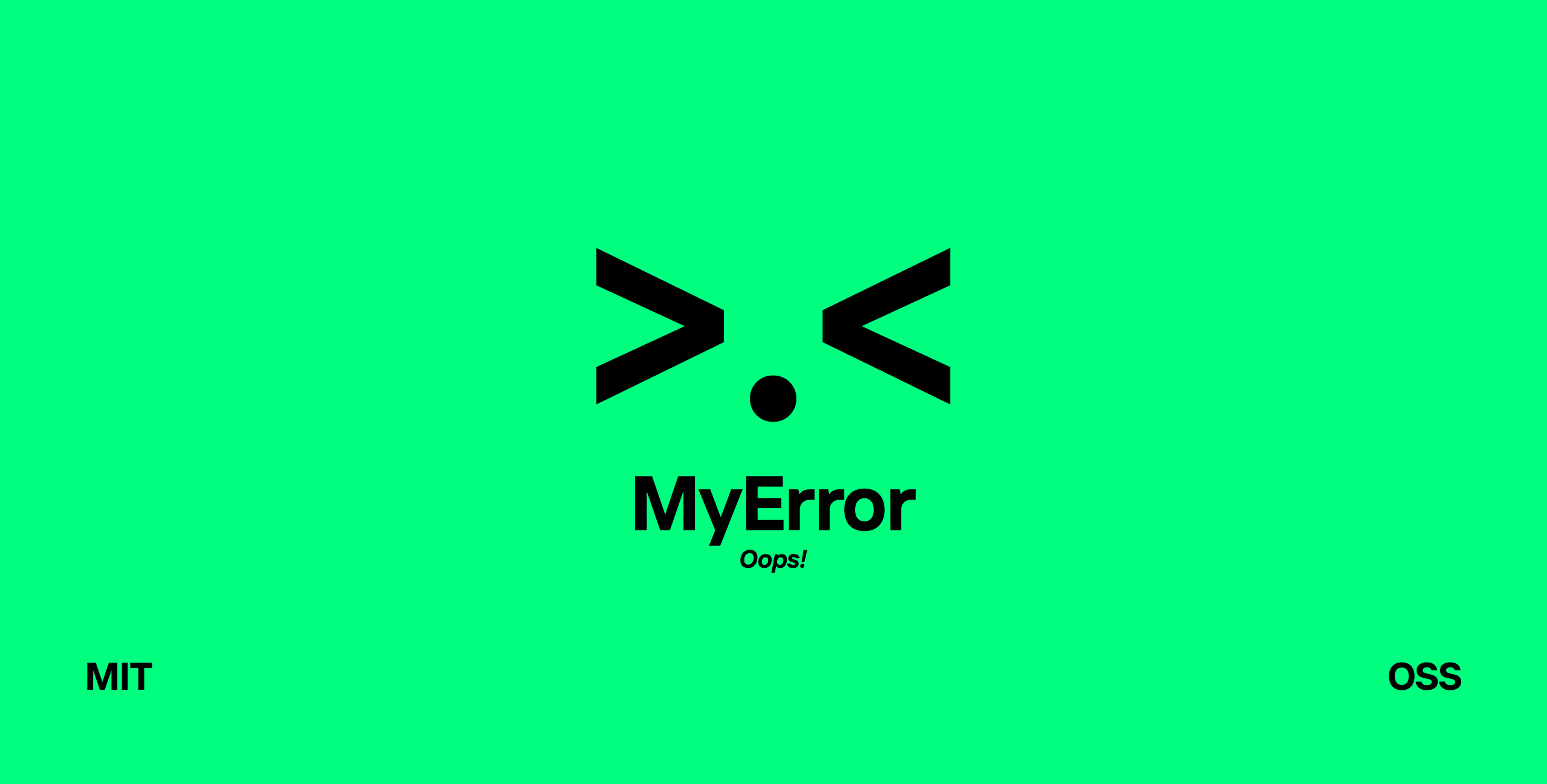 GitHub - INeedJobToStartWork/MyError: Flexible and easy in use Error ...