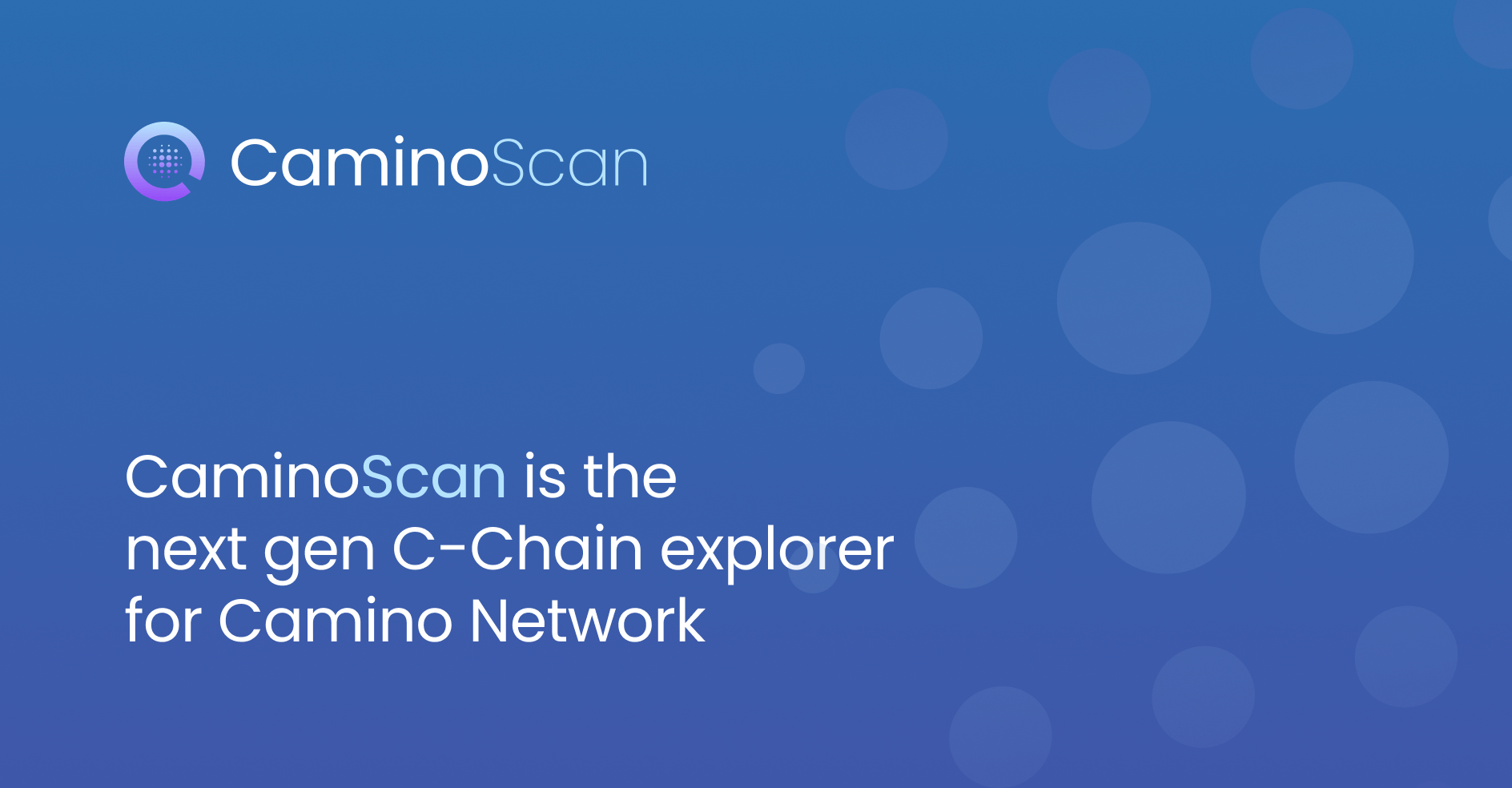 GitHub - CaminoScan/caminoscan: CaminoScan is the #1 C-Chain explorer in Camino Network ecosystem.