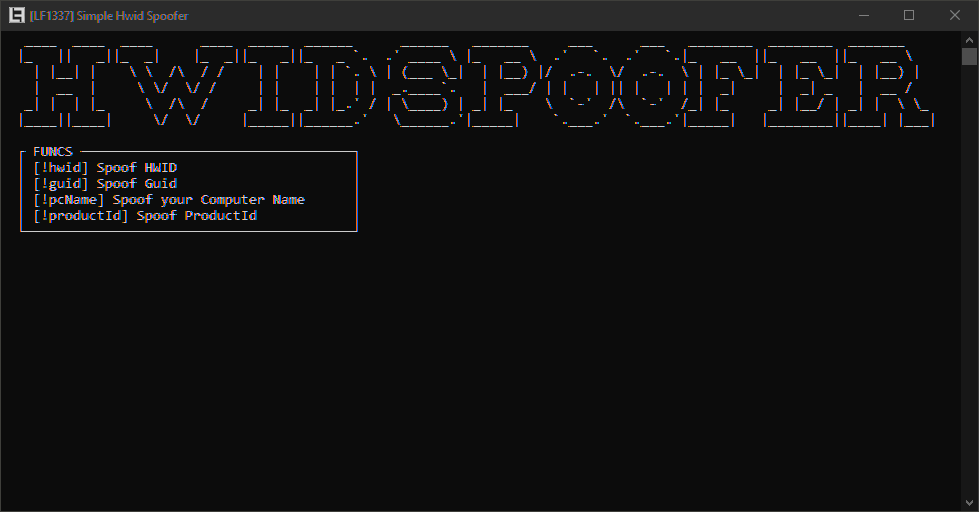 GitHub - graySixS/HWID-ProChange: Rich functionality, error-free use ...