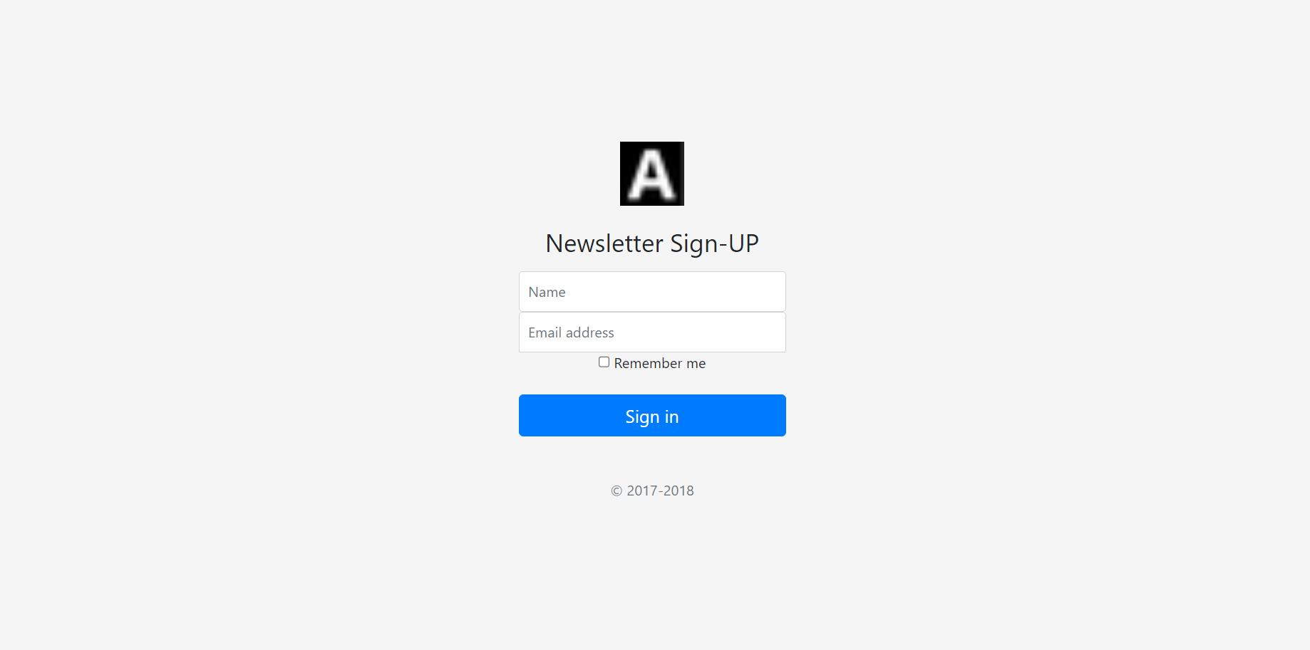GitHub - Anshm18/Sign-up-page: Sign-up page is made by the mailchimp ...