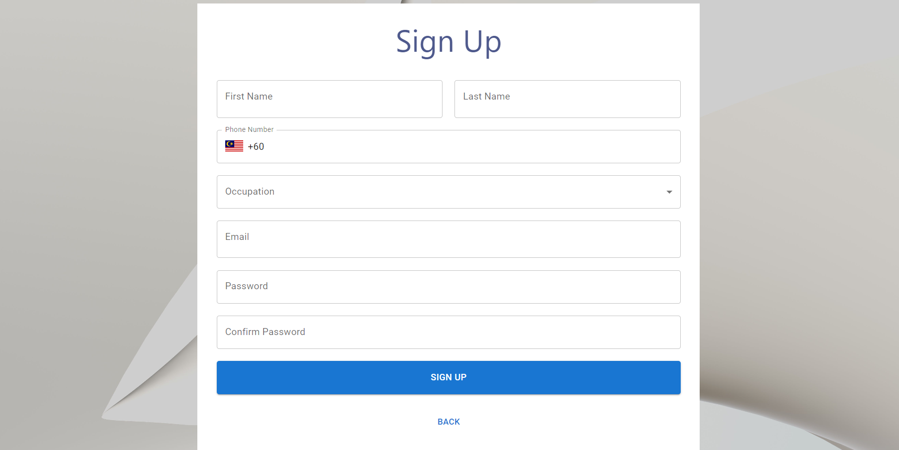 GitHub - yewcm123/signup-page