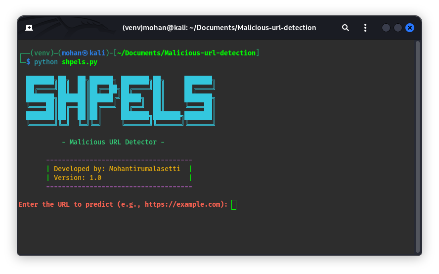 GitHub - mohantirumalasetti/shpels: shpels is a Python tool designed to predict whether a given ...