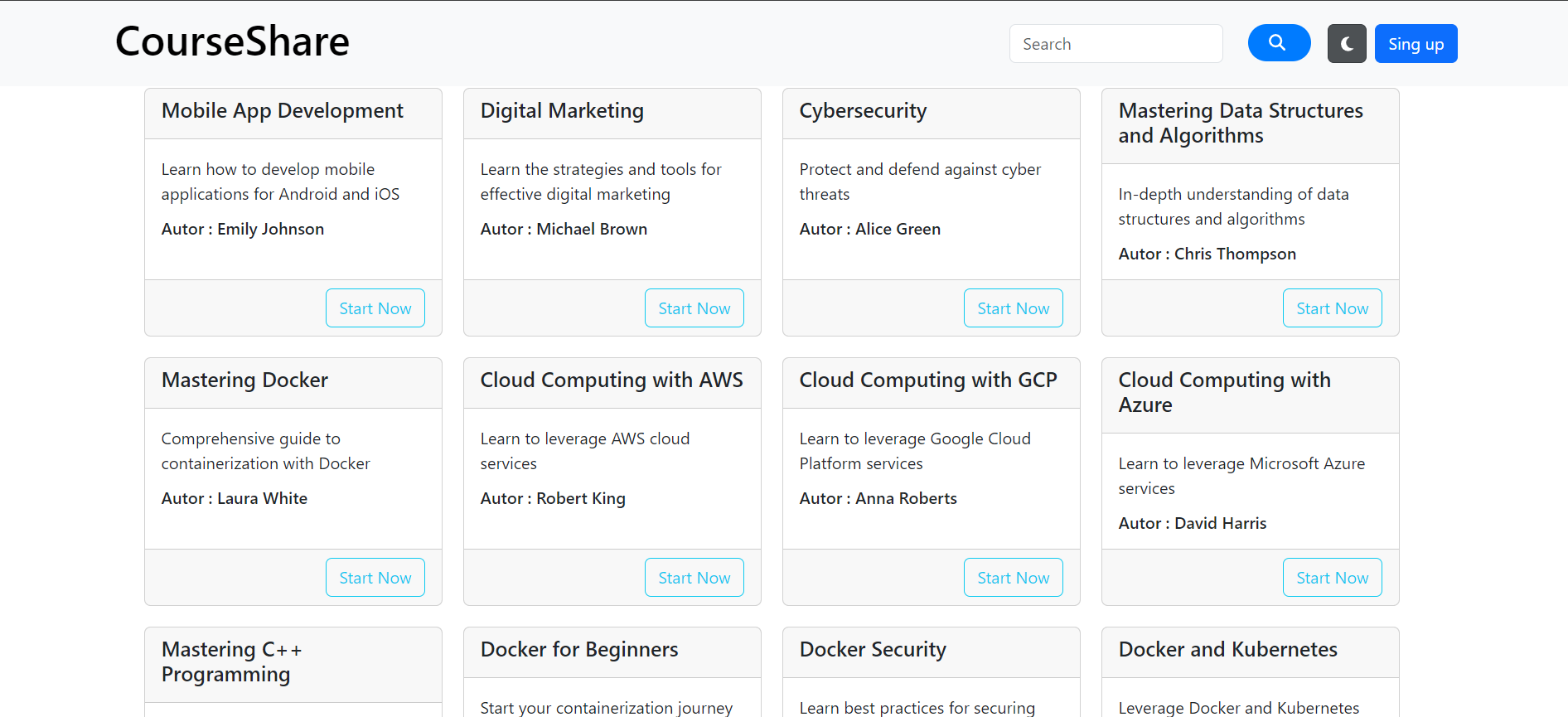 GitHub - hiron1999/CourseShareFrontend: This reposetory includes Frontend part of Courseshare ...