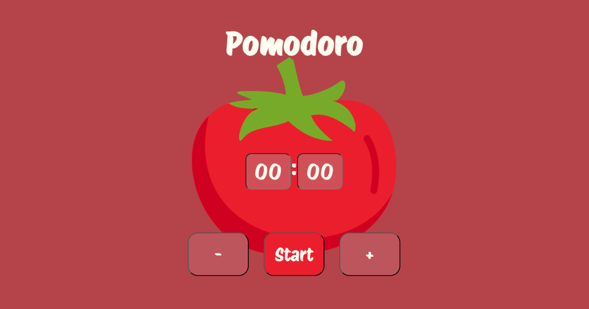 GitHub - LonneWW/pomodoro: This is a counter representing the practical ...