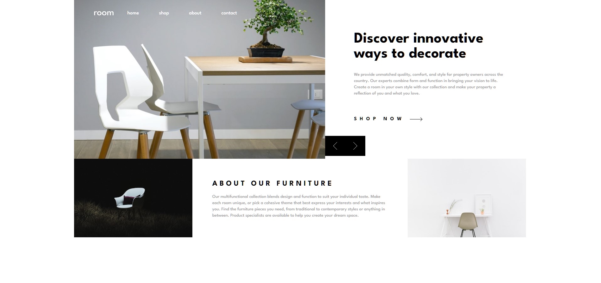 GitHub - naijamesz/fem-room-homepage