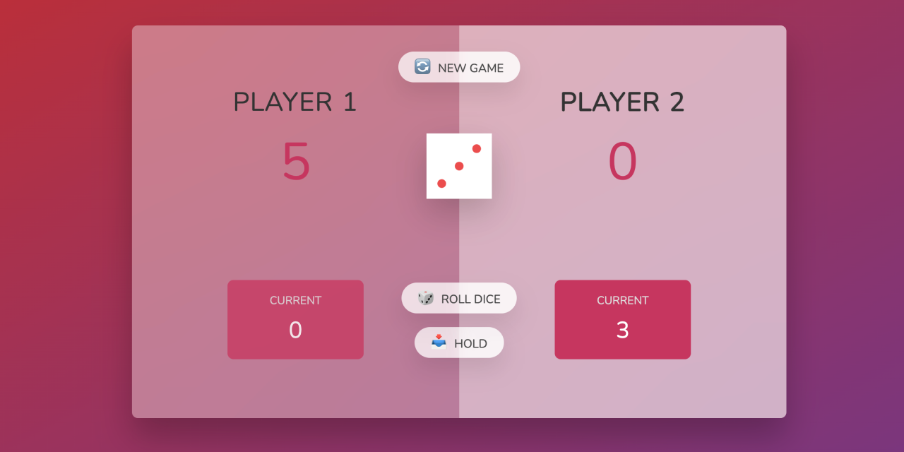 GitHub - sanicodeplayground/js-dice-game