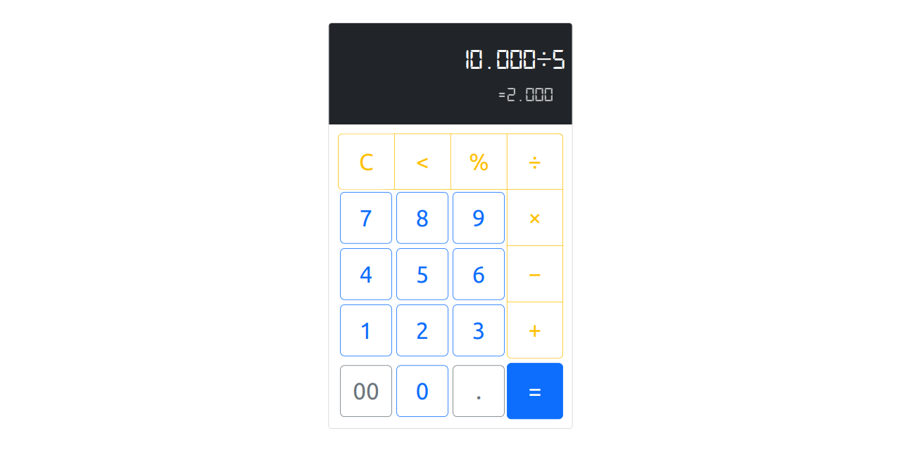 GitHub - ryomario/calcku: Calculator web application (styled by bootstrap 5.3)