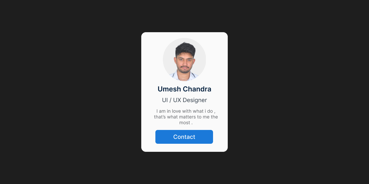 GitHub - umesh10x/Personal-Profile-Card.io