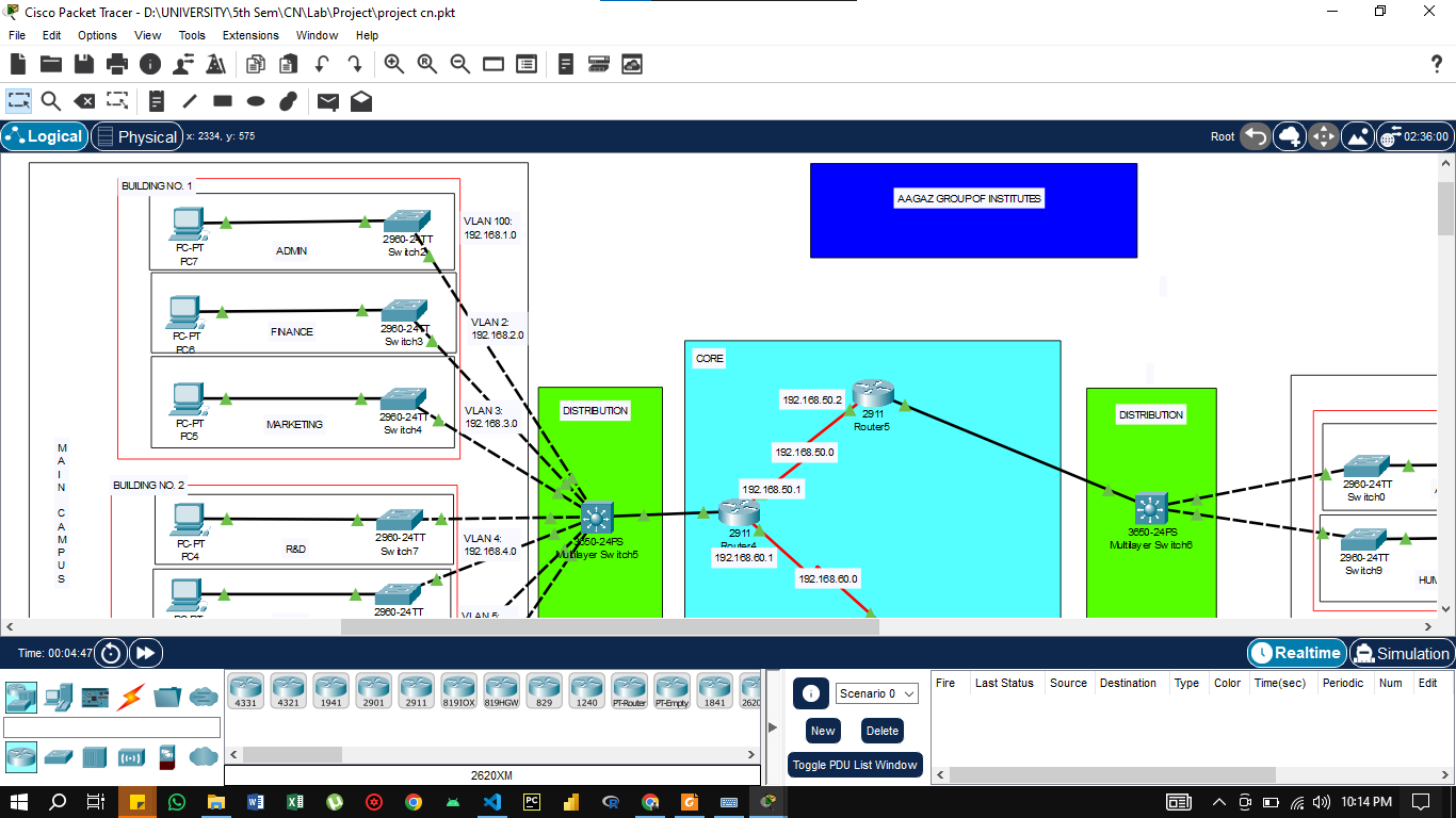 GitHub - MalikAhmed0/University-Network-Design: Developed a network for ...