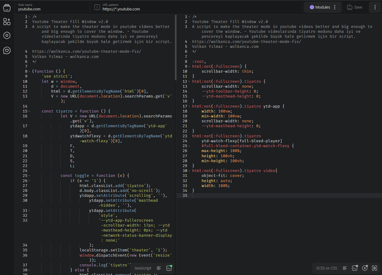GitHub - wolkanca/Youtube-Theater-Fill-Window: Youtube videolarındaki tiyatro modunu daha iyi ve ...