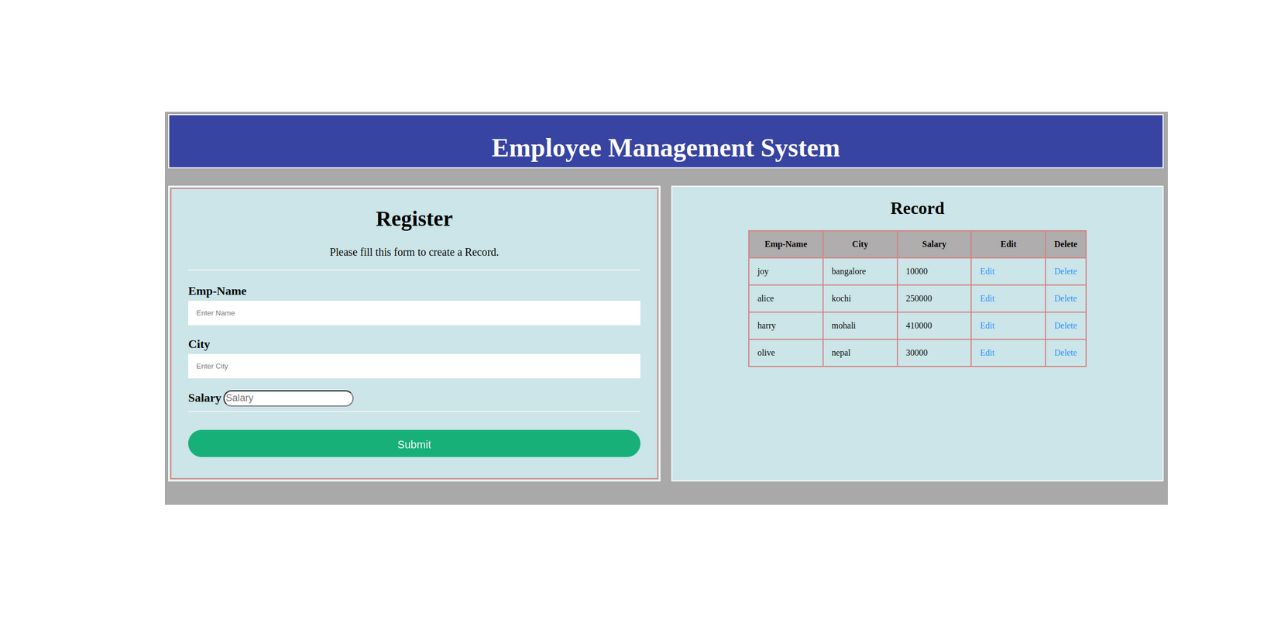 GitHub - snehasahu1798/employee-management-system: Live Preview