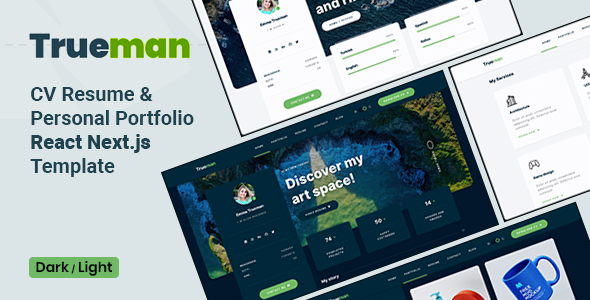 GitHub - ifulxploit/Trueman-Portofolio-Pribadi-React-NextJS: Templat ...