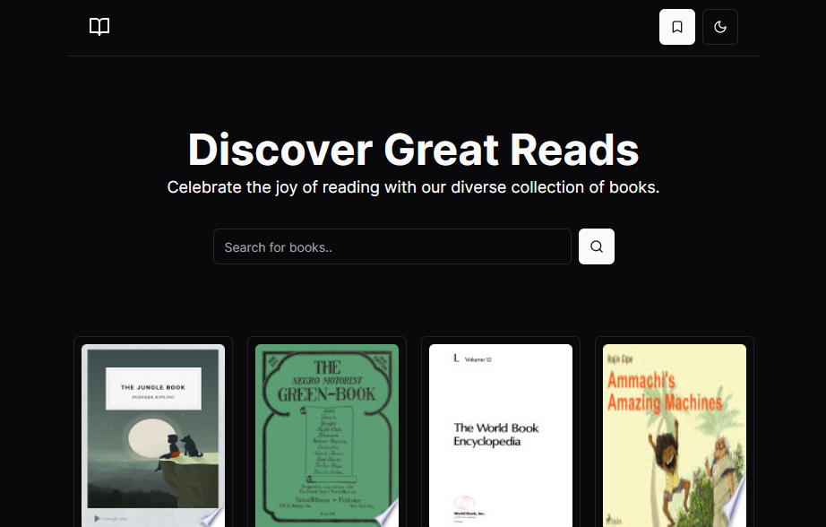 Github R2hu1 Bookshub A Platform For Searching And Saving Books Built With Nextjs