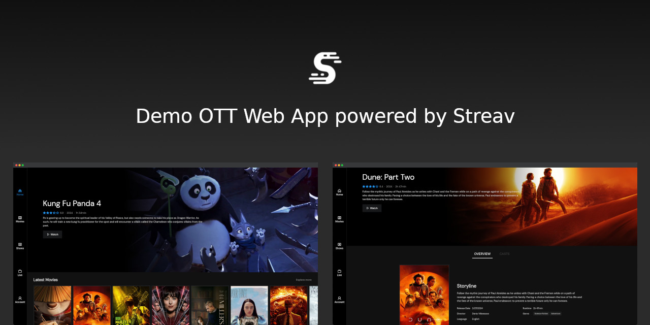 GitHub - streav/ott-web-app: A demo OTT web application to showcase the capabilities of Streav.