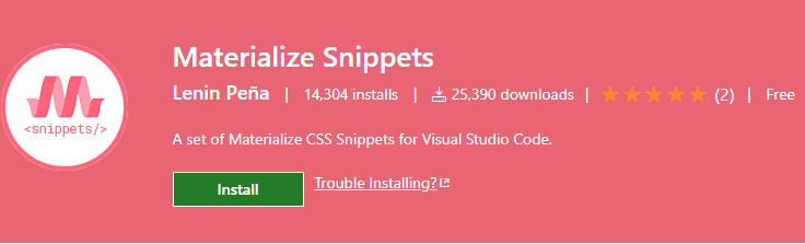 GitHub - lnginyard/materialize-snippets-vscode: A set of Materialize ...