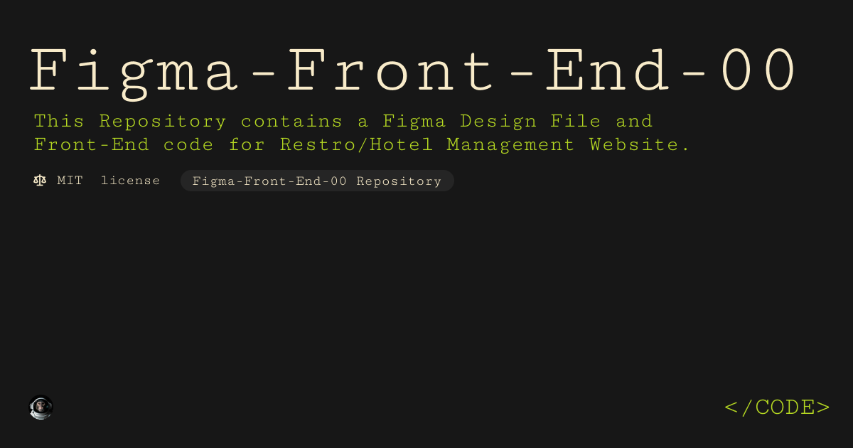 GitHub - Praashoo7/Figma-Front-End-00: This Repository contains a Figma ...