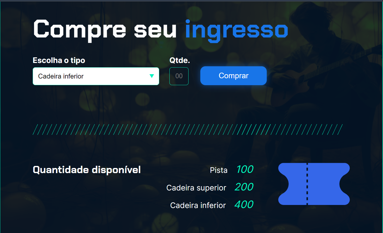 GitHub - HellmatGa/Compra-de-Ingressos: Projeto simulador para compras de ingressos em site ...