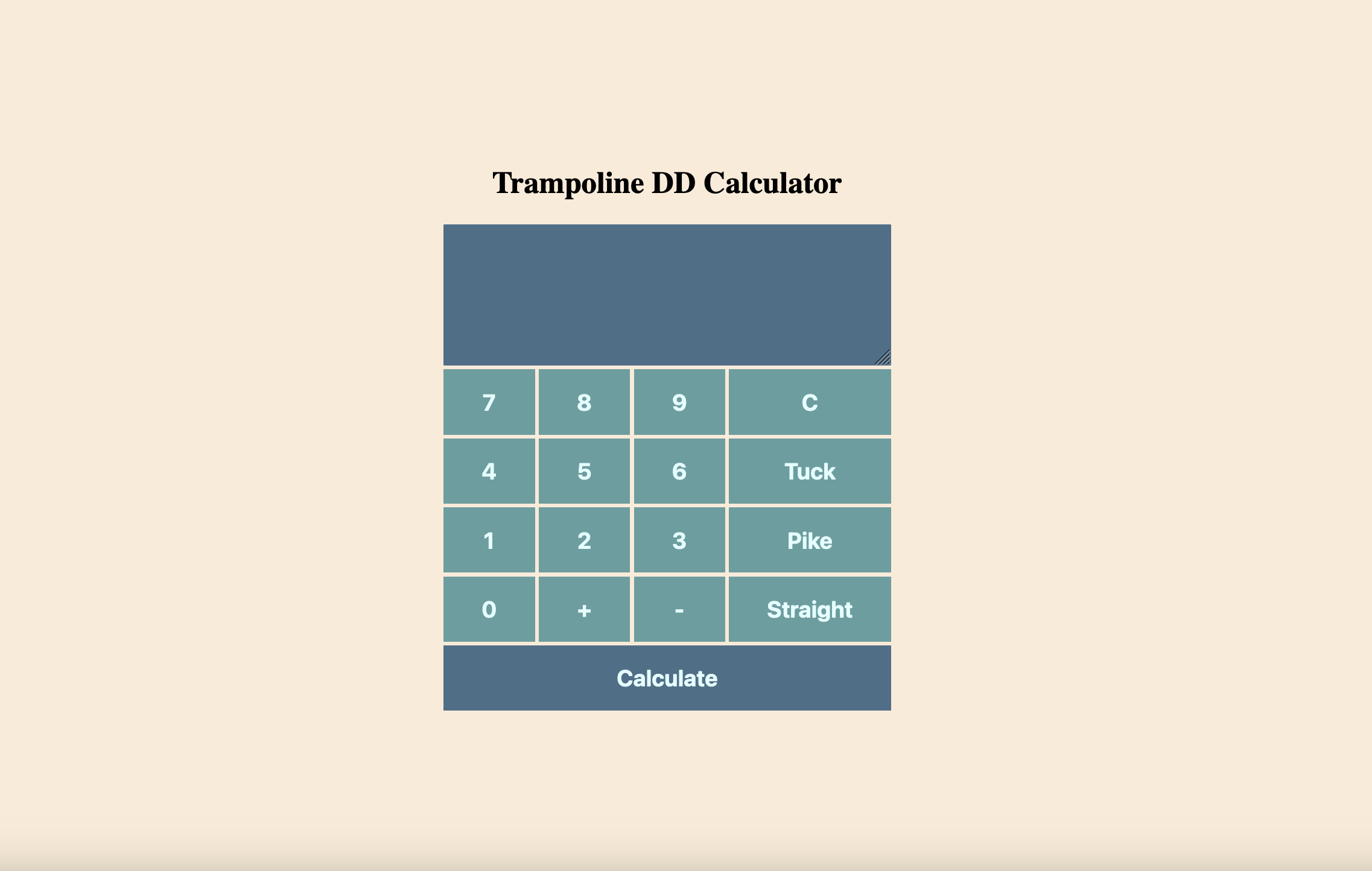 GitHub - brendonnewt/trampoline-calculator