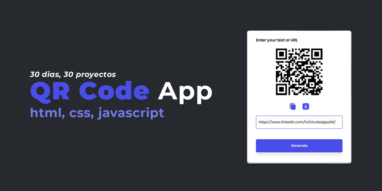 GitHub - NicolasIppoliti/qr-code-generator-app: QR Code Generator App