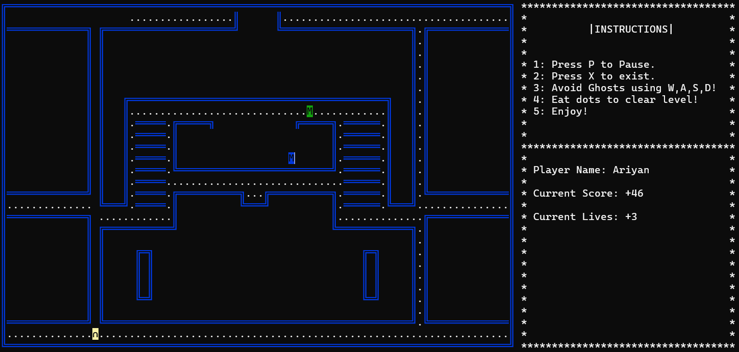 GitHub - Ariyan-Ch/x86MASM-Pacman: Pacman game using Irvine library for ...