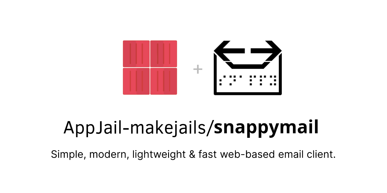 GitHub - AppJail-makejails/snappymail: Simple, modern, lightweight & fast web-based email client.
