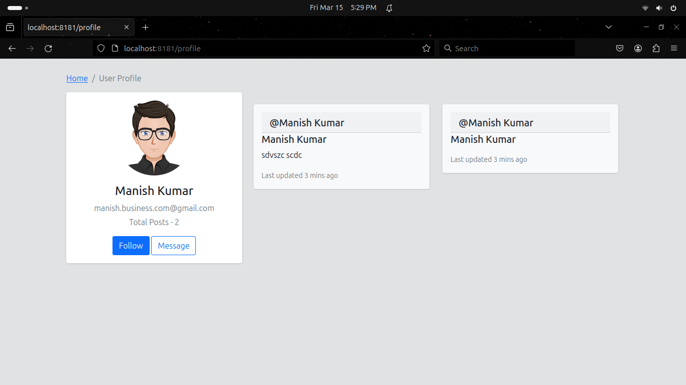 GitHub - ig-imanish/ProjectX: Spring Boot Blog Project!