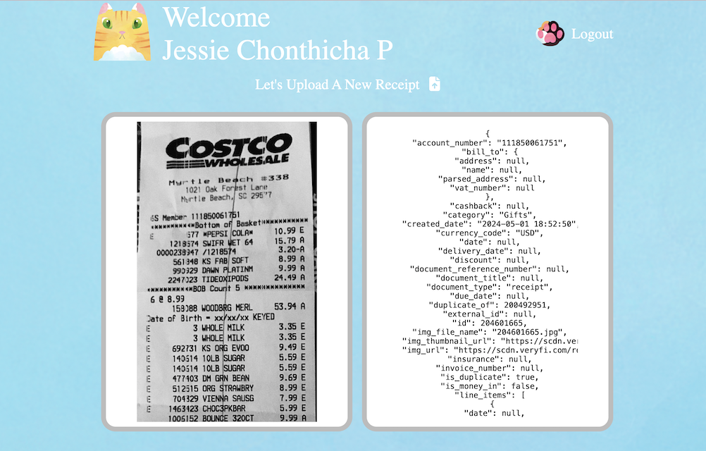 GitHub - ChonthichaJessie/personalReceiptManagement