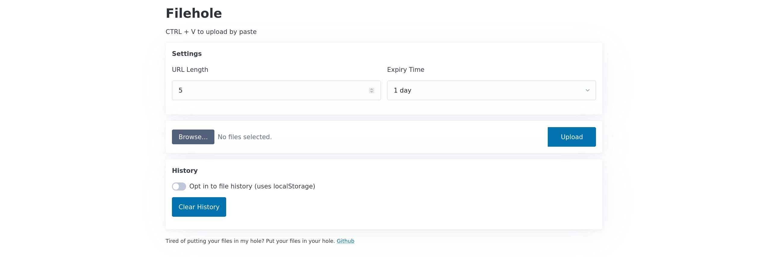 Github Fileholeorg Filehole