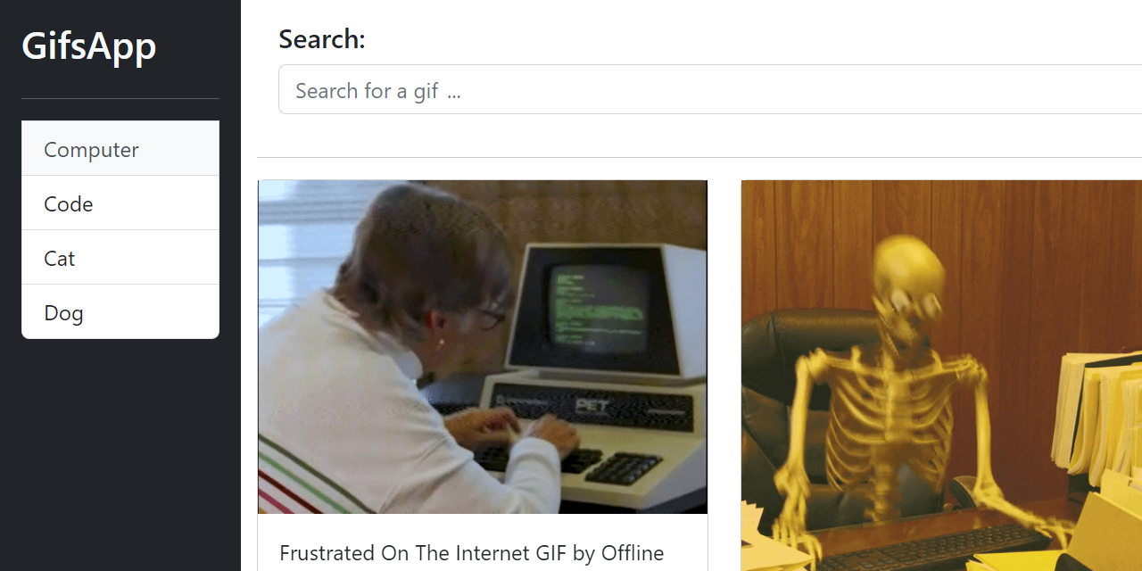 GitHub - analauraarce/gifsApplication: Angular application to search for GIFs