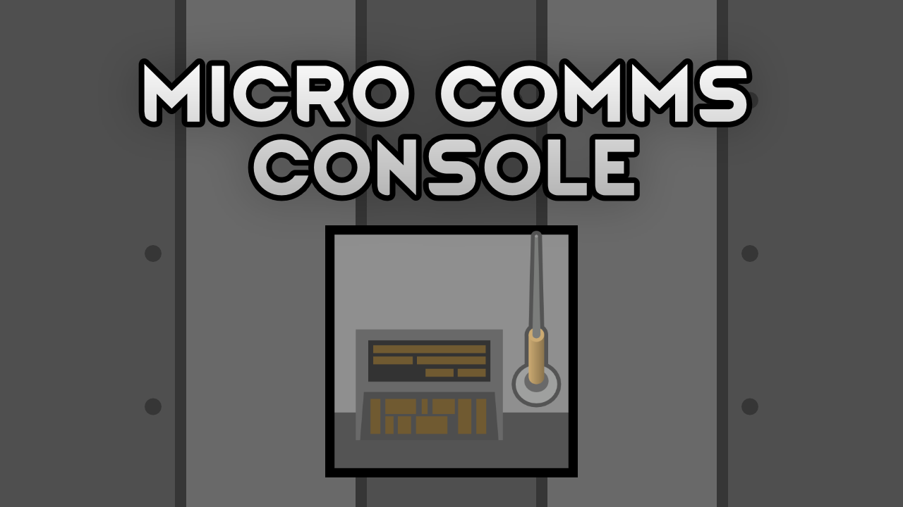 GitHub - CosmoRim/Micro-Comms-Console