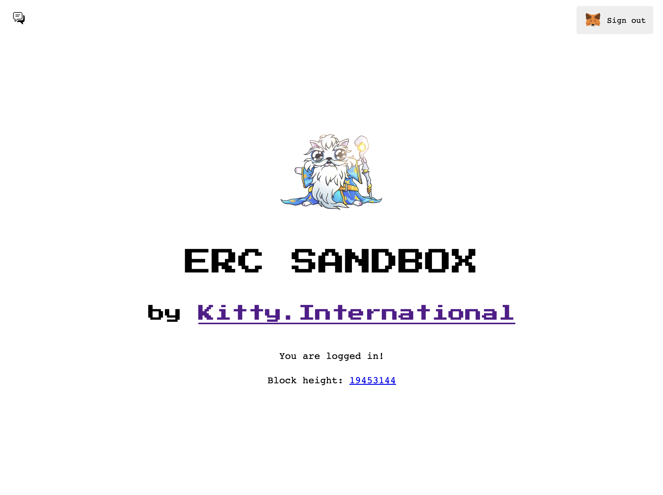 GitHub - kittyInternational/erc-sandbox: A suite of tools for developing with ERC tokens